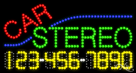 Car Stereo – Flashing Neon Signs